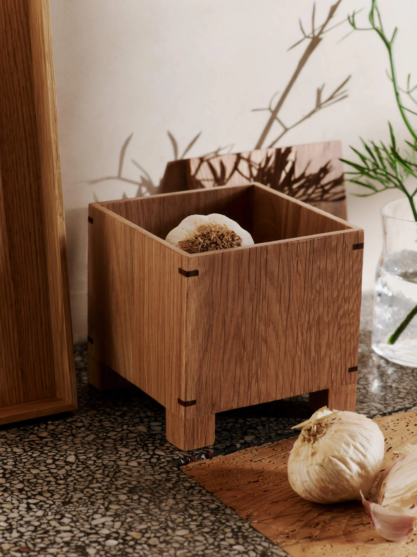 Bon Garlic Box - Natural Oak - Ferm Living